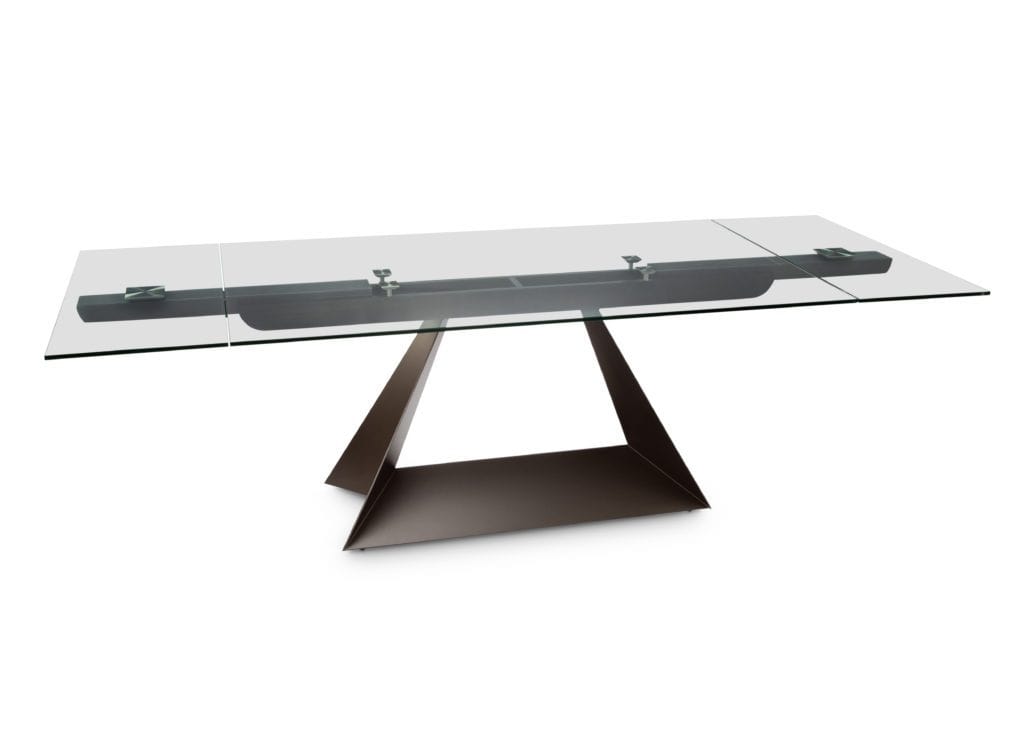 Prism Extendable Glass Table 3020-65 | Elite Modern
